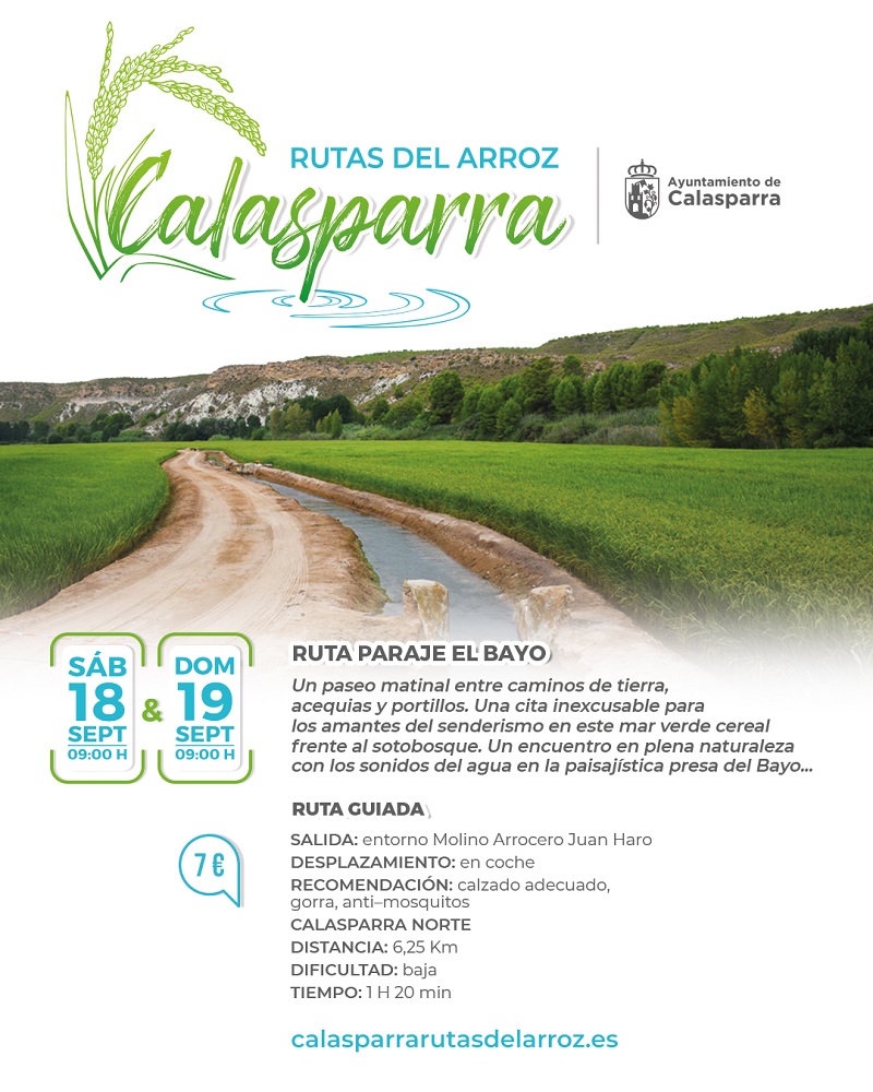 Vuelven las rutas y los paseos turísticos por la vega arrocera de ...